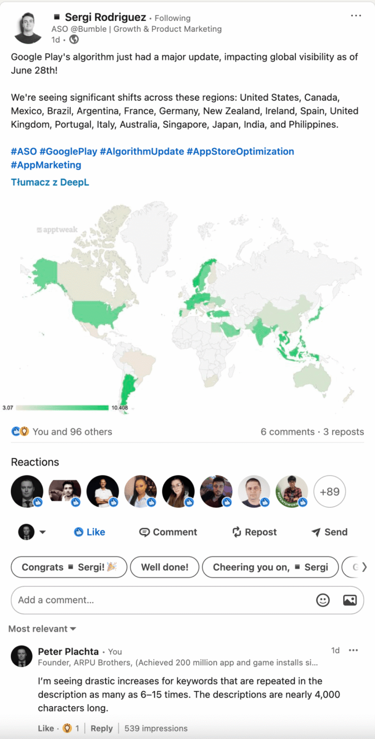 Google Play Algorithm Changes – Keyword Movements June 2025